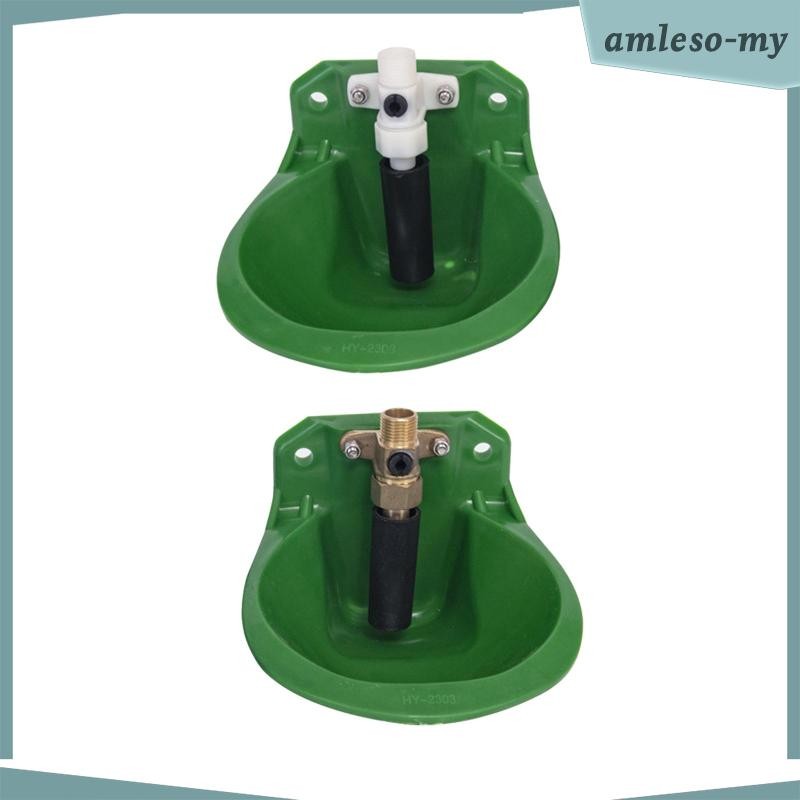 [AmlesoMY] Automatic Waterer Bowl, Livestock Dispenser Drinking Water ...