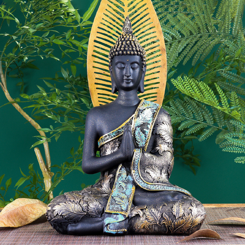 [93% Praise Rate] Thai Buddha Statue Decorations Thai Living Room ...