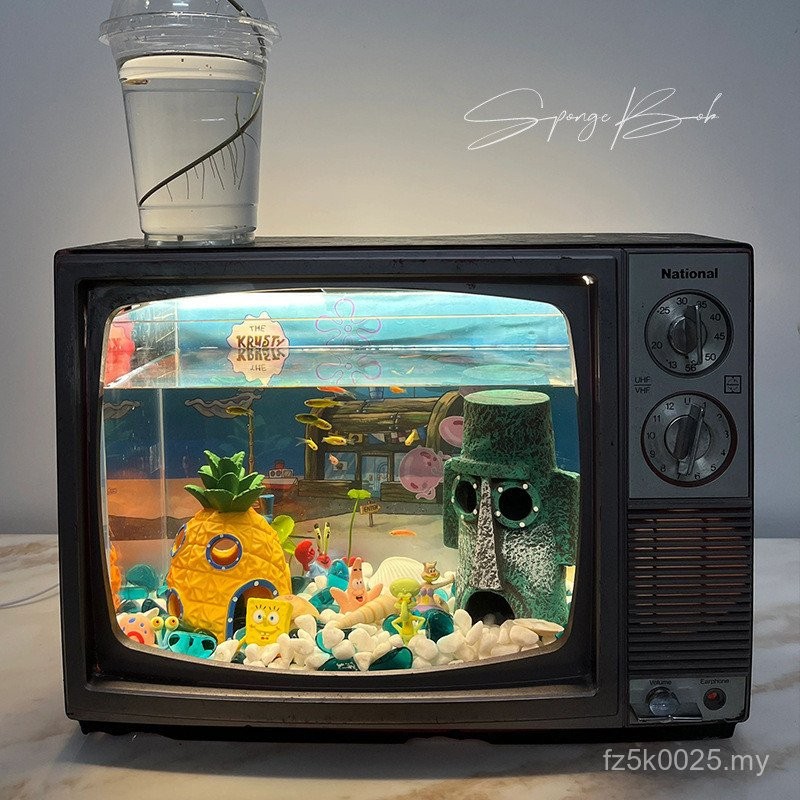 Fish Tank Ornaments Background Paper Rockery SpongeBob SquarePants ...