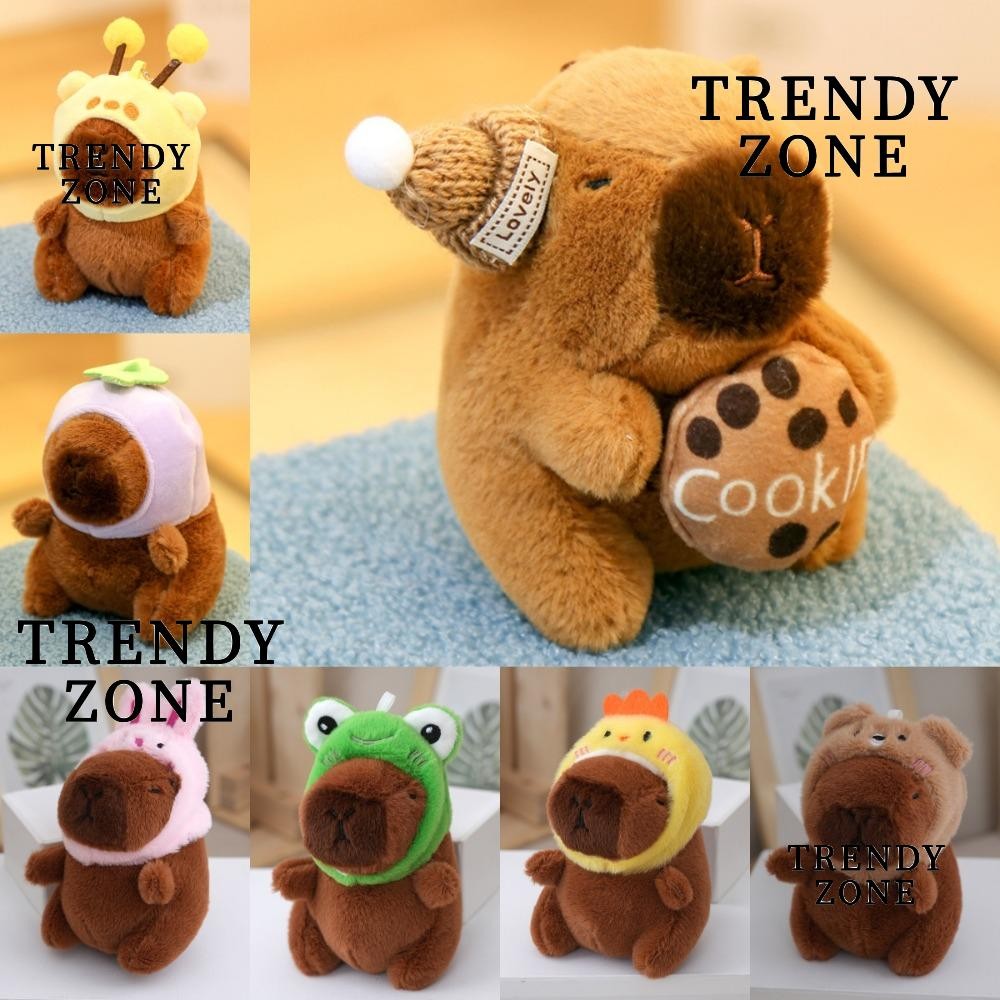 TRENDYZONE Key Chain, Cute Capybara Cartoon CapIbara Keychain, Kawaii ...