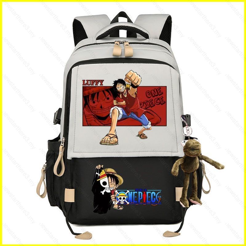 One Piece Luffy Backpack for Student Large Capacity Waterproof ...