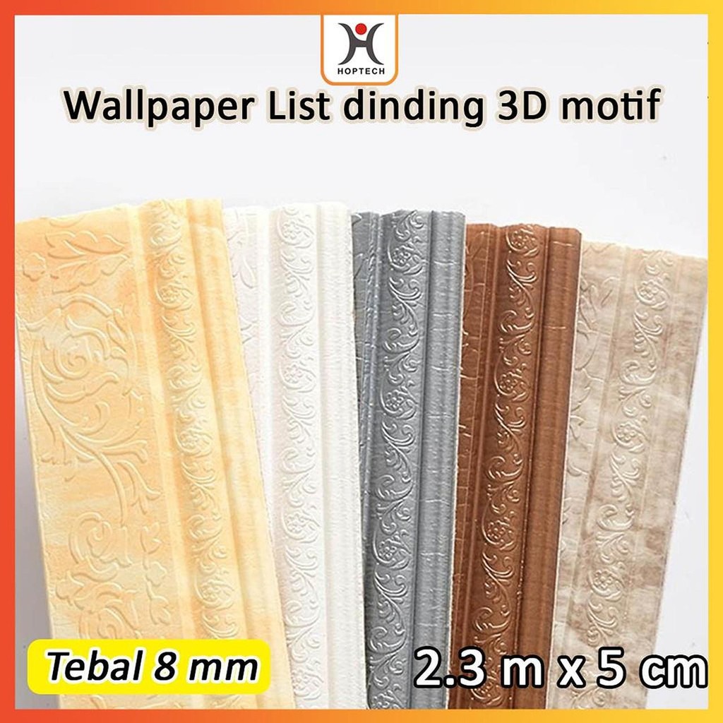 3d Wall List 2.3 Meters long, 8 CM wide and 5CM Wallpaper Roll for ...