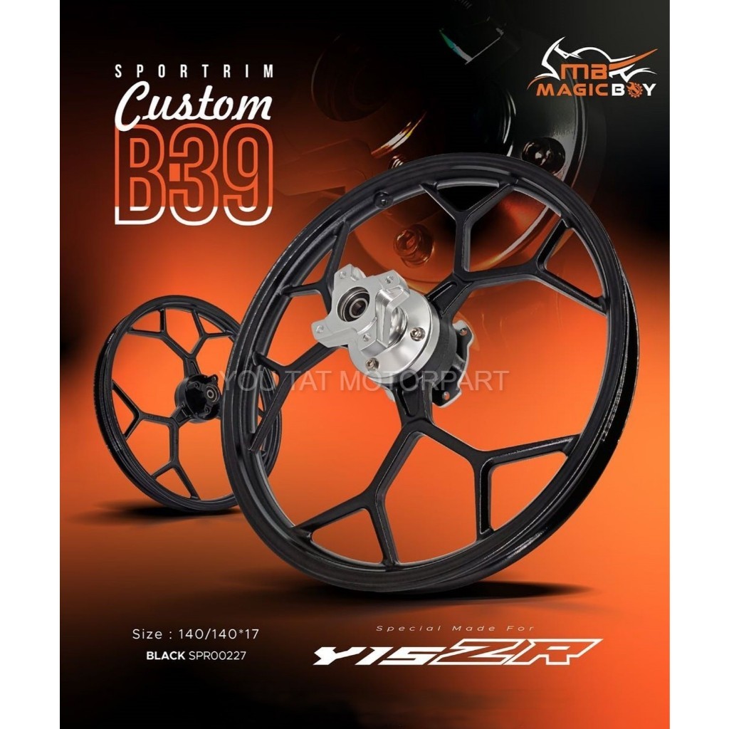 MAGIC BOY Y15ZR CUSTOM HUB EGO AVANTIZ SOLARIZ RACING B-39 SPORT RIM ...