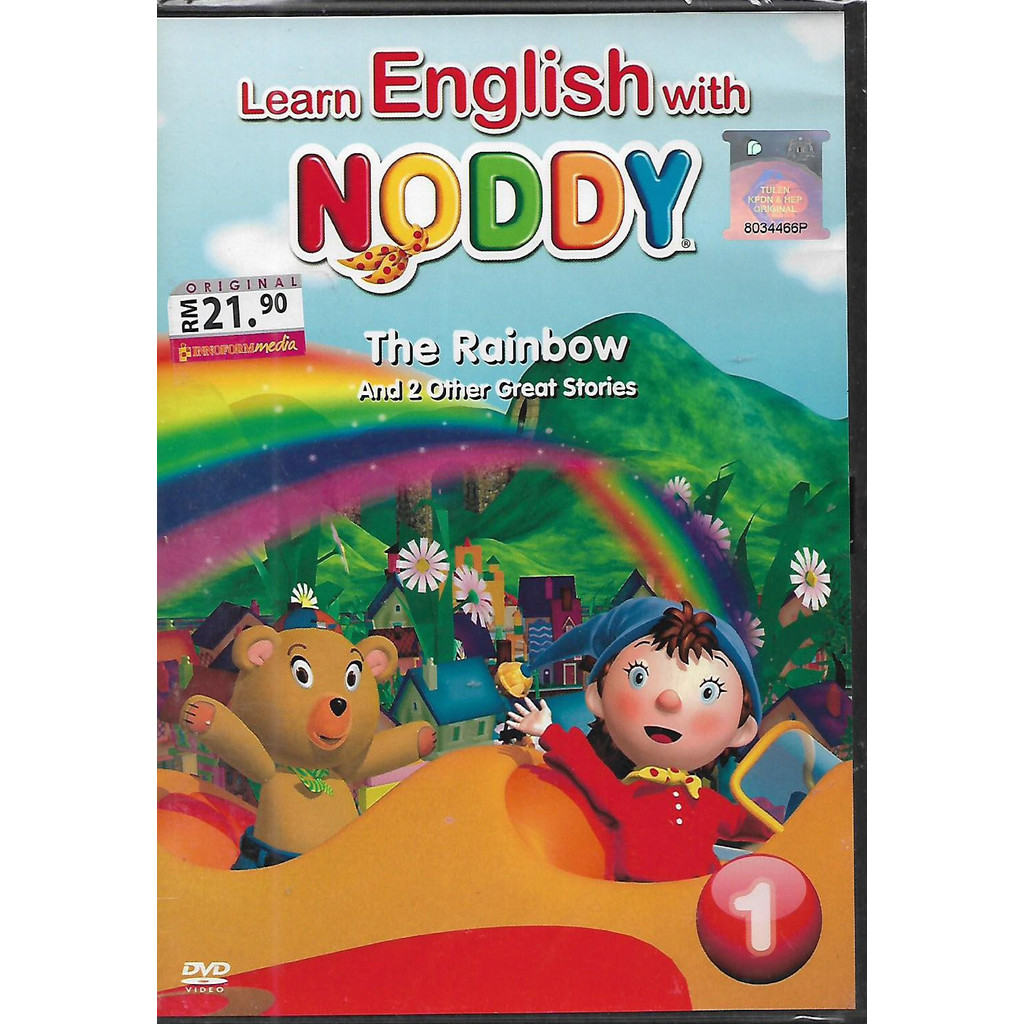 Learn English With Noddy Vol.1 DVD Age 3-7 Years Pre-School Children ...