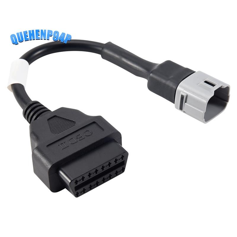 OBD Motorcycle Cable for 6 Pin Plug Cable Diagnostic Cable 6Pin to OBD2 ...