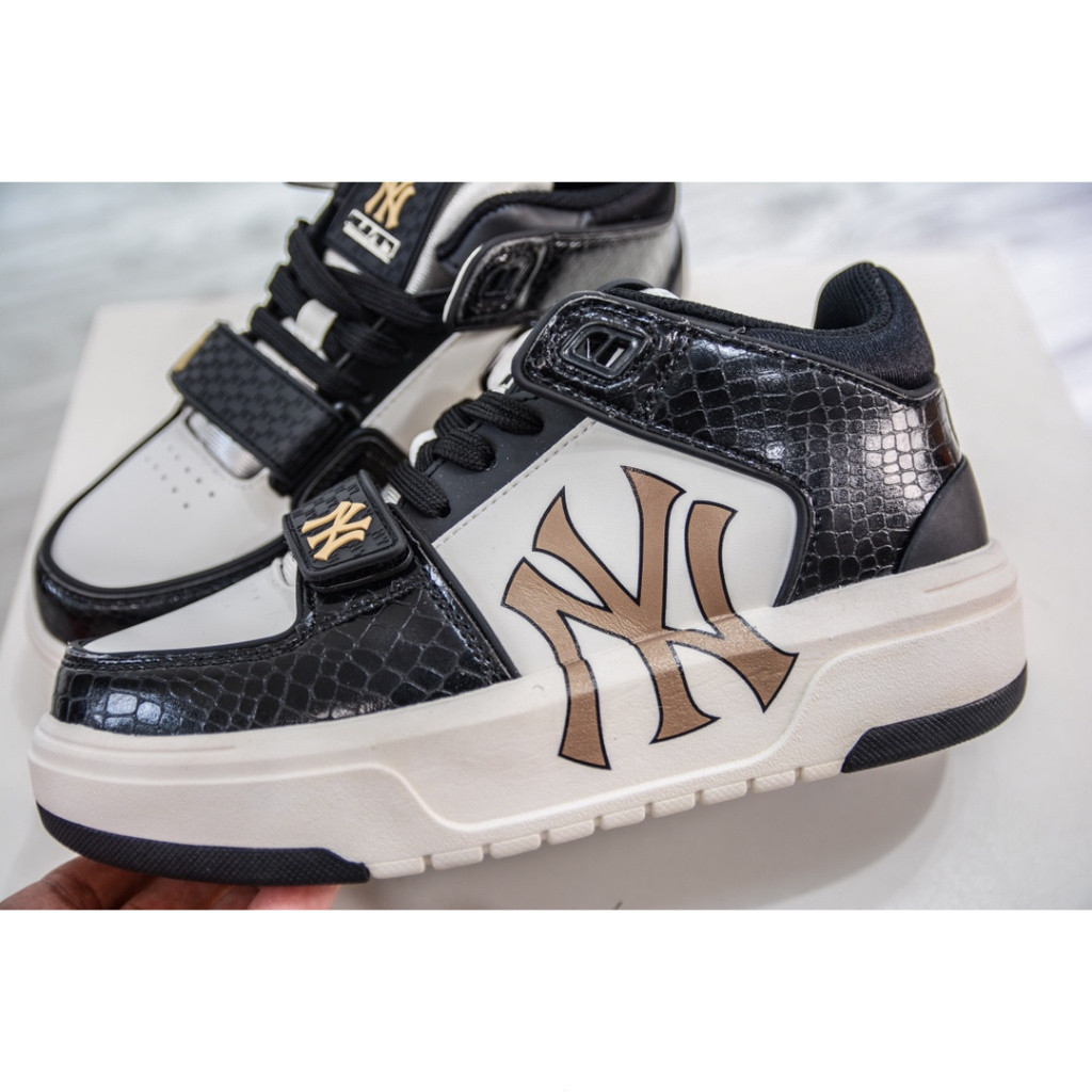 MLB chunky liner basic mid rose tebal tunggal kasut sukan kasual unisex ...