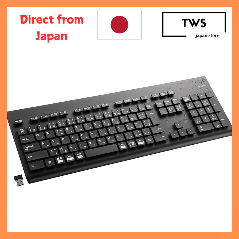 Washable Wireless Keyboard, Waterproof IPX5 Rated, Full Size with ...