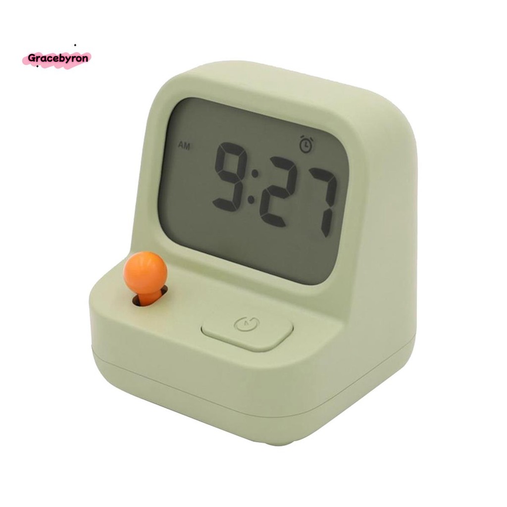 Retro Mini Handheld Game Machine Alarm Clock Kids Cute Digital Clock ...