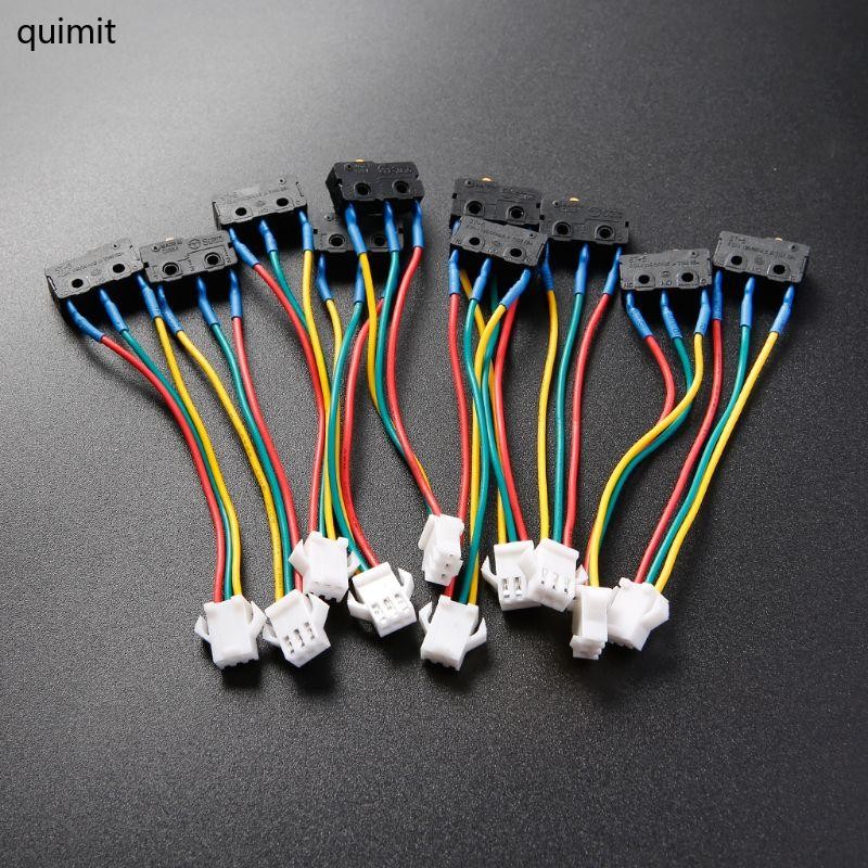 QUIM 10pcs Gas Water Heater Micro Switch Three Wires Small On-off ...