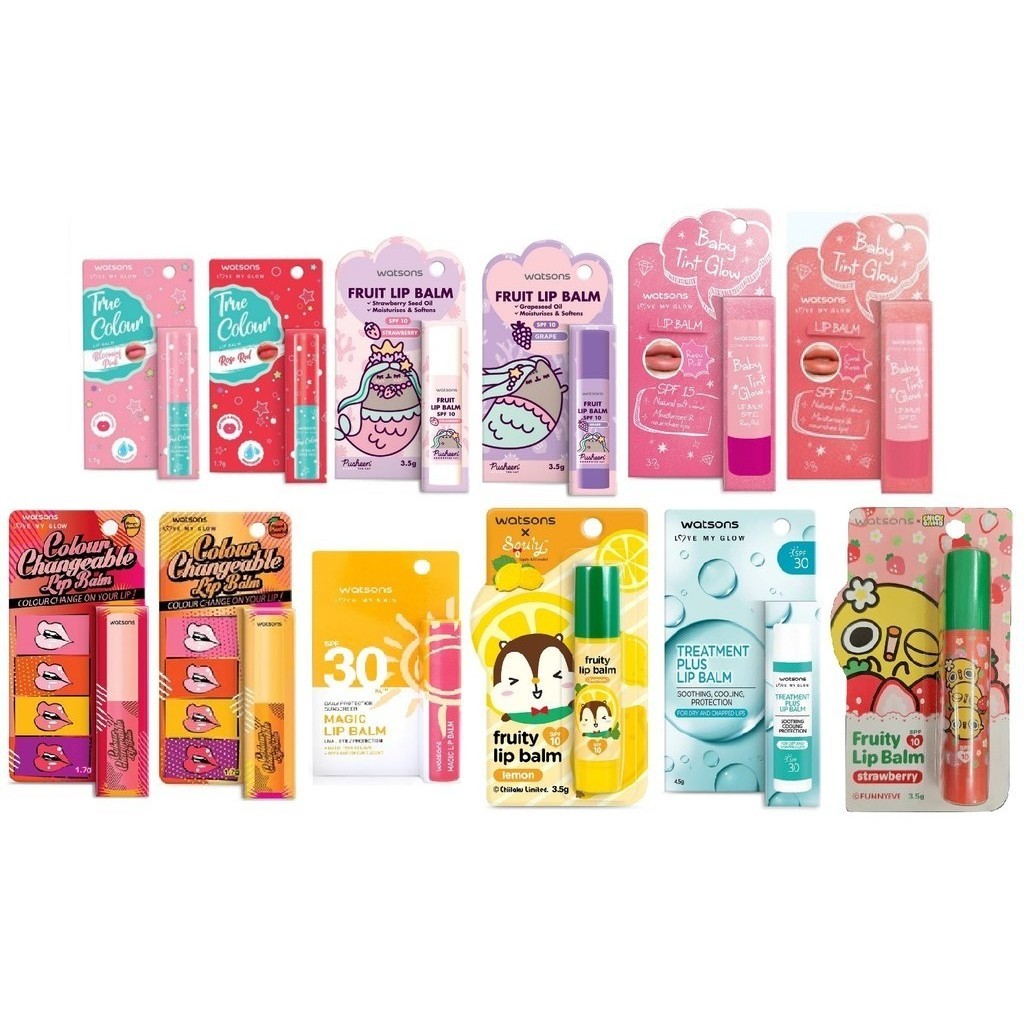 Watsons Watson Love My Glow Fruity / Baby Tint Glow / Treatment ...