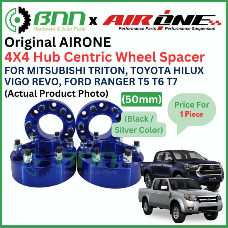 [BNN] AIRONE Hub Centric Spacer (4x4 50mm) Toyota Hilux Vigo Revo, Mitsubishi Triton, Ford ...
