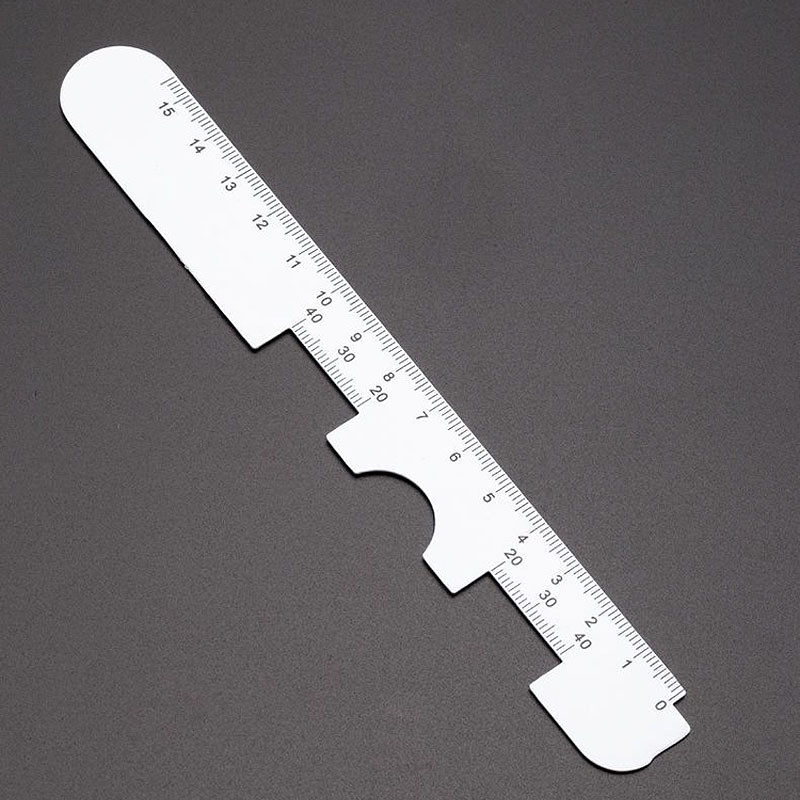 Pupil Ruler Plastic Double-Sided Scale Optical Shop Lens Inspector ...