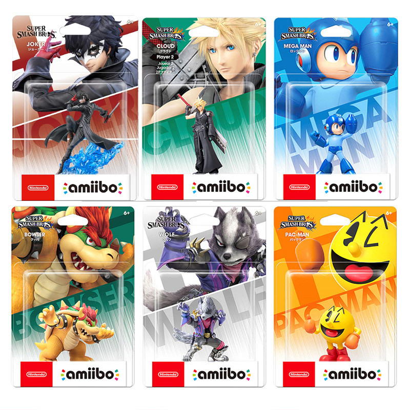 Nintendo amiibo Joker Smash Bros. Claude Cooper JR Mega Man Uncle Snake ...