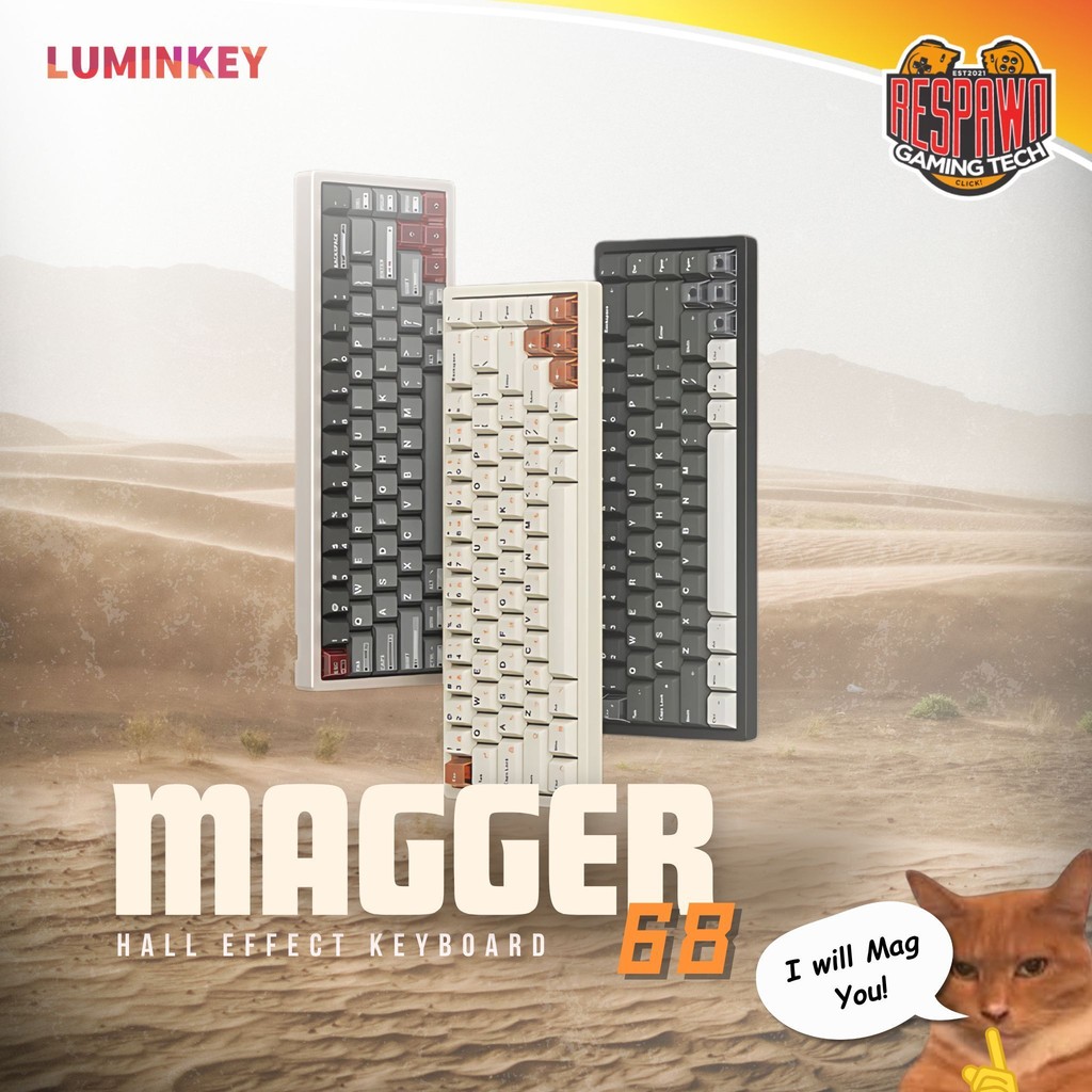 LUMINKEY Magger 68 Hall Effect Magnetic Gaming Keyboard | Shopee Malaysia