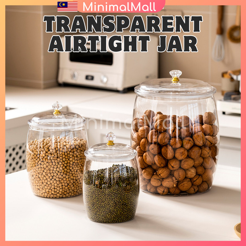 LOCAL!! 11Liter Transparent Airtight Bucket Insect Proof Wide Mouth ...