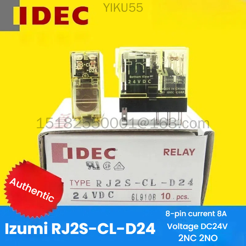 IDEC Thin intermediate relay RJ2S-CL-D24 1S dc24V D12 A220 A110 A24 ...
