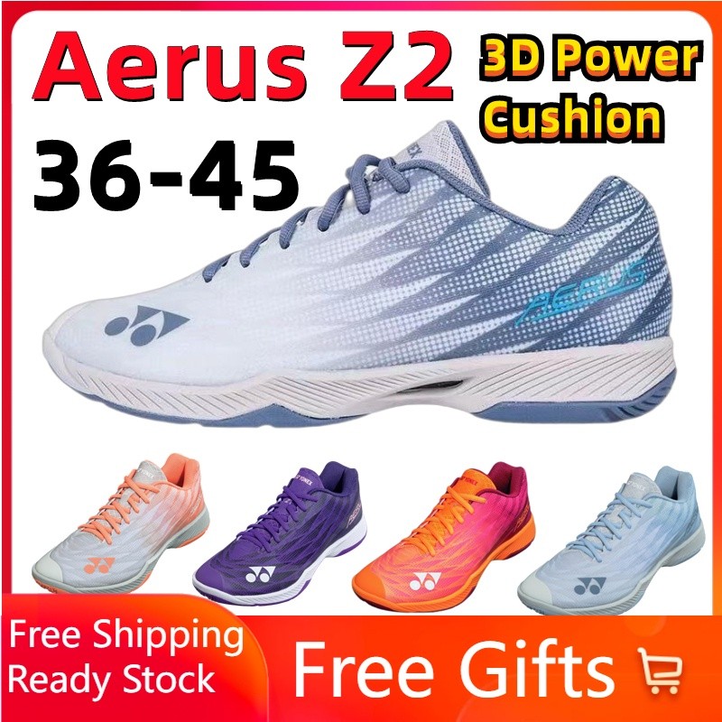 Yonex Power Cushion Aerus Z2 Badminton Shoes for Mens Women Professional Sneakers Breathable ...
