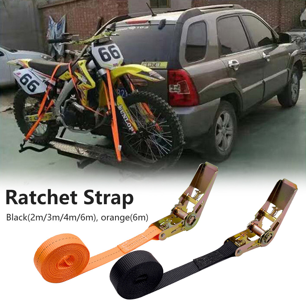 Car Buckle Tie-Down Belt Cargo Straps For Motorcycle Bike Luggage Bag ...