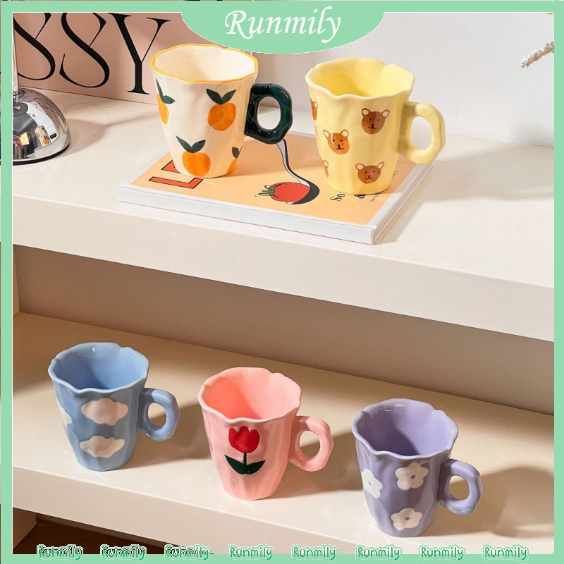 Creative Cartoon Ceramic Mug Cute Office Coffee Cup Water Cup Nordic ...