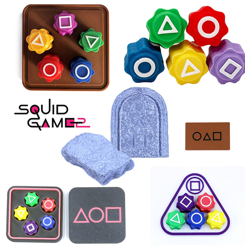 Gonggi Squid Game 2 Flying Stone Gonggi Stones Toy 3d Printed Jackstone ...