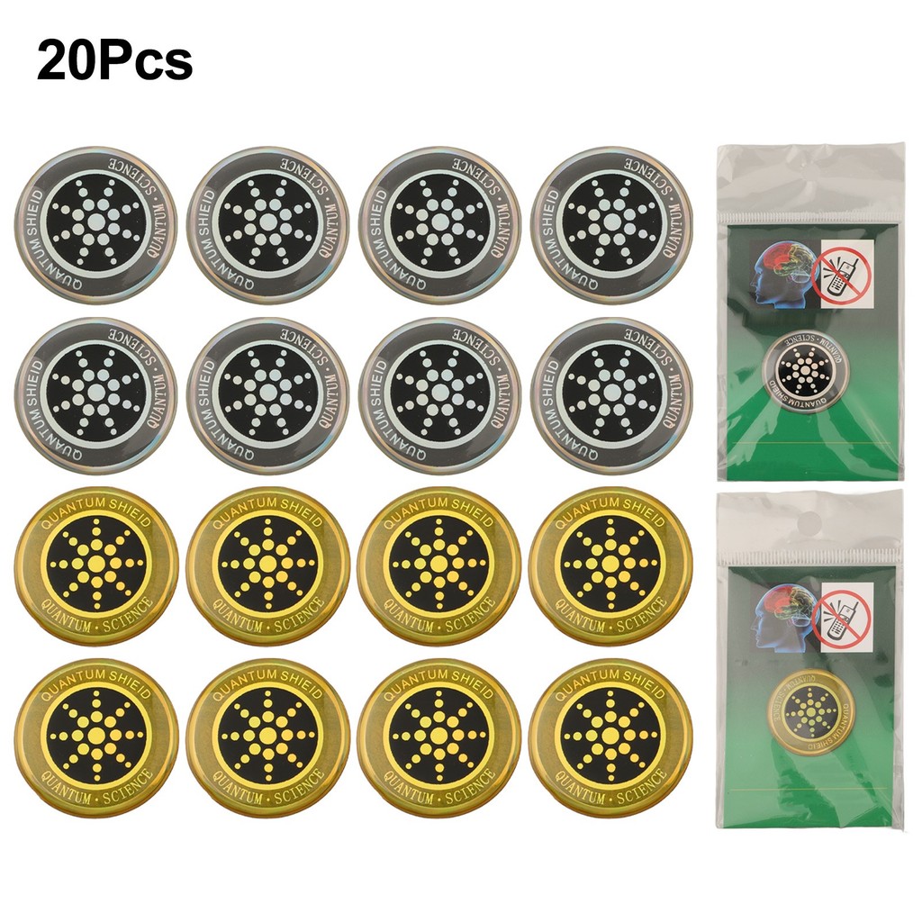 【SEMLL】Sleek Design EMF Protection Stickers 20PCS with No Signal ...