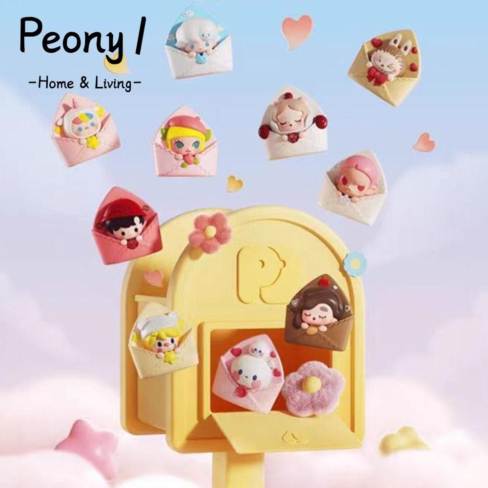 PEONY1 Box, Labubu SP Molly Dimoo POPMART Pop Bean Anime Cartoon Figure ...