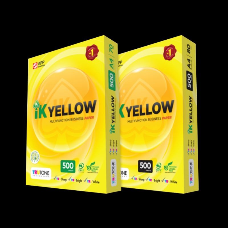 IK YELLOW Simili Paper A4 70gsm (500sheets/ream) | Shopee Malaysia