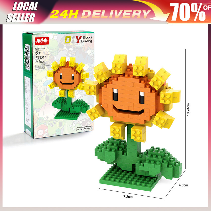 Plants VS Zombies Compatible with bricks blocks Mini Blocks Plastic ...
