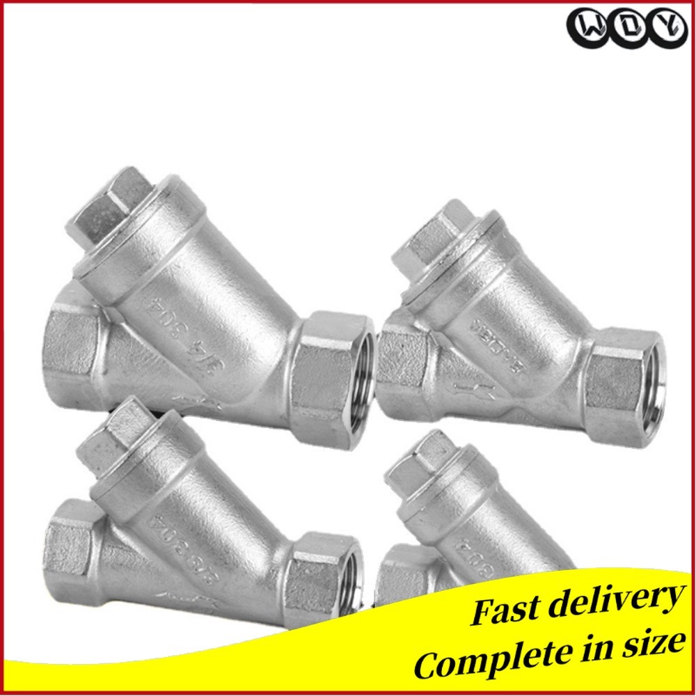 304 Stainless Steel Y-Type Filter Internal Threaded Filter Mesh Tap ...