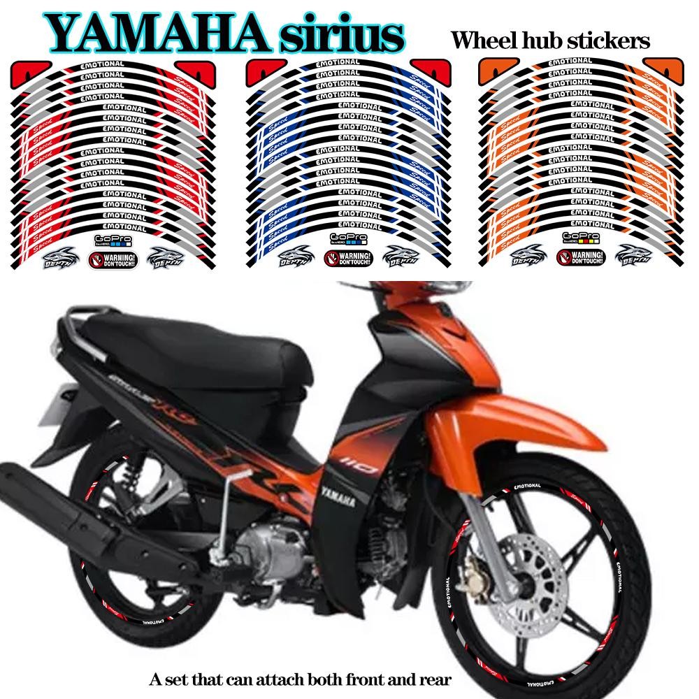 For YAMAHA Sirius Mags Stickers Accessories Barang Stripe Sticker ...