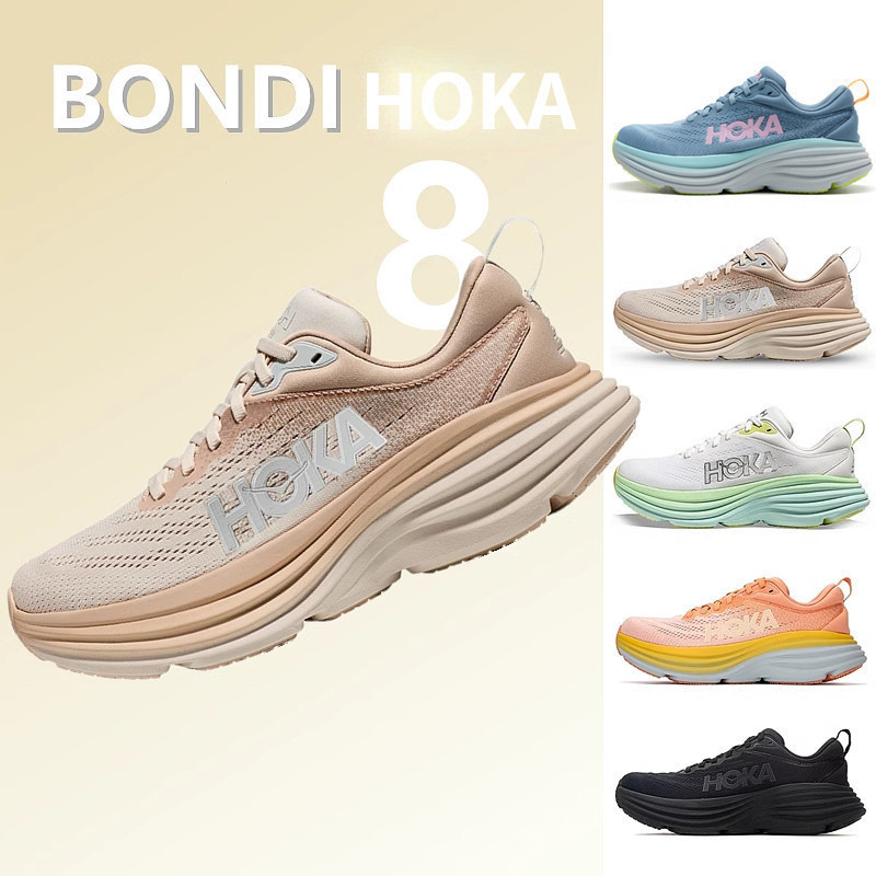 NI-HOKA ONE ONE Men's Women's Bondi 8 Bondi 8 Lightweight Cushioned ...