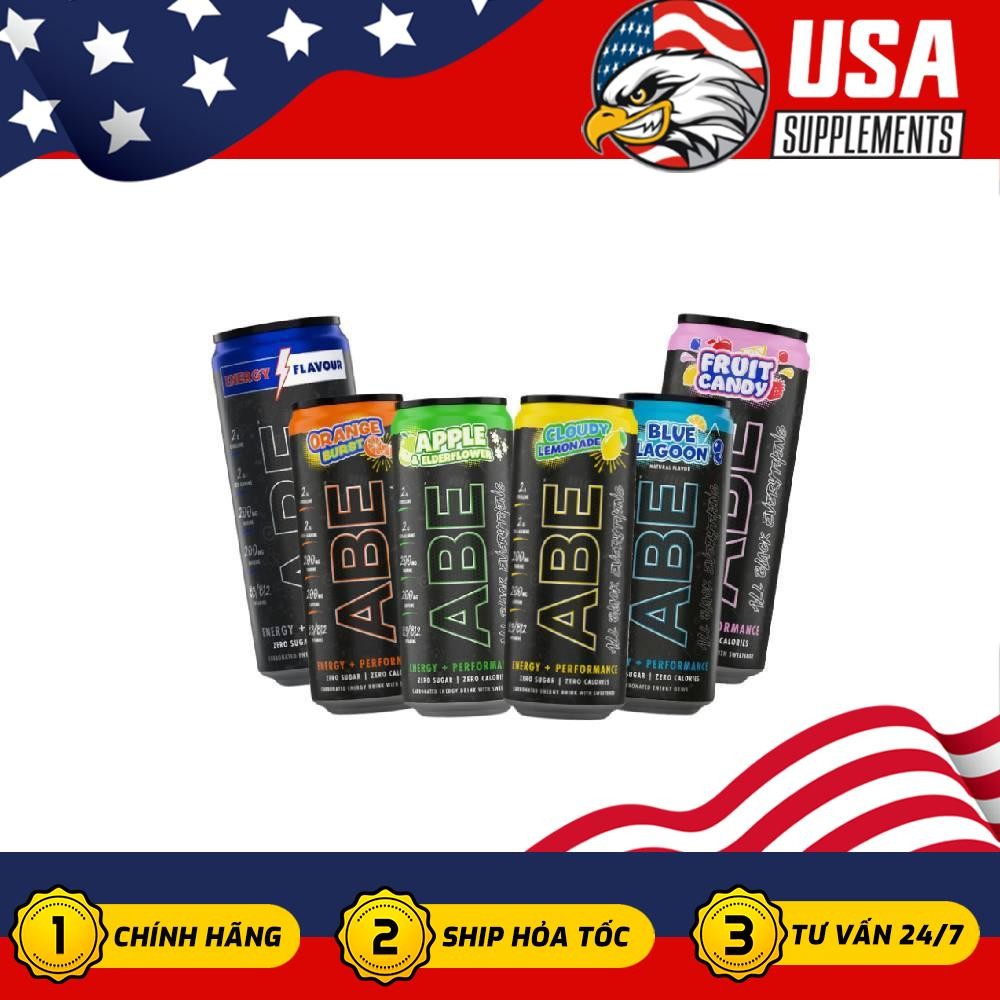 ABE Preworkout RTD - Strength Support Drink, Ready for All Exercises ...
