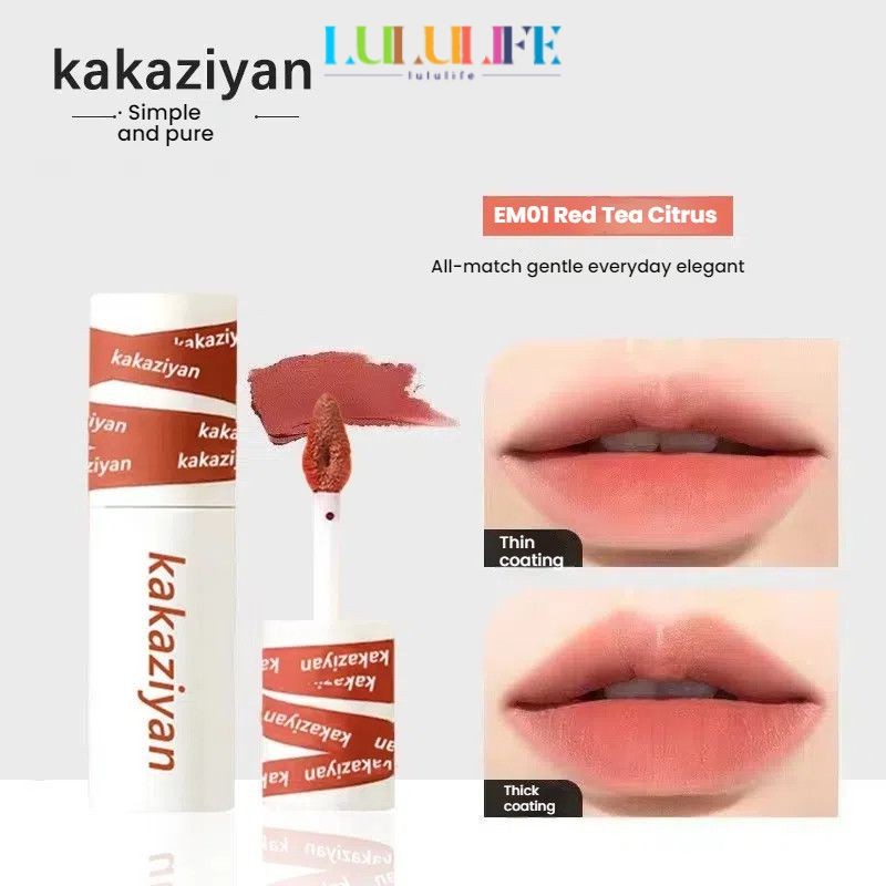 Kakaziyan Heroine Series Lip Glaze Matte Velvet Lip Cheek Dual-use ...