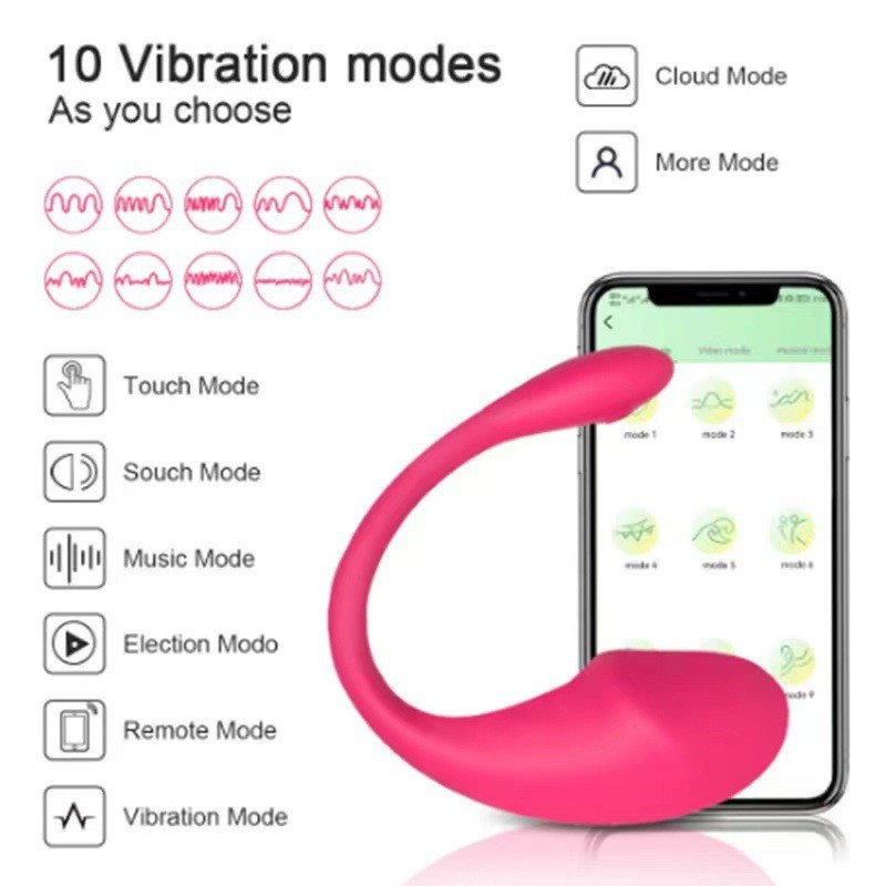 Female Vibration Egg App Wireless Remote Control Vibrator Outside Wear ...