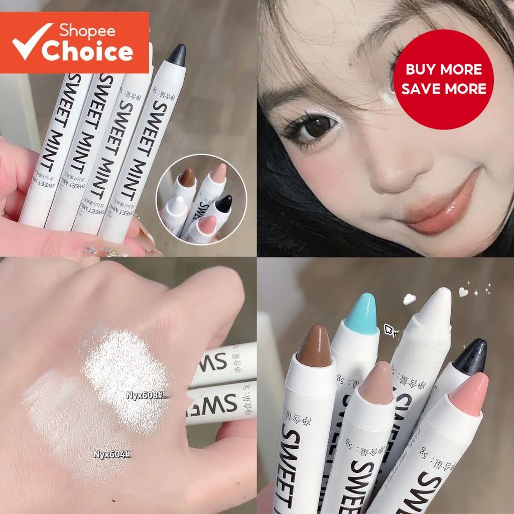 Sweet Mint Waterproof Glitter Eye Highlighter Pen: Shimmer Liquid ...