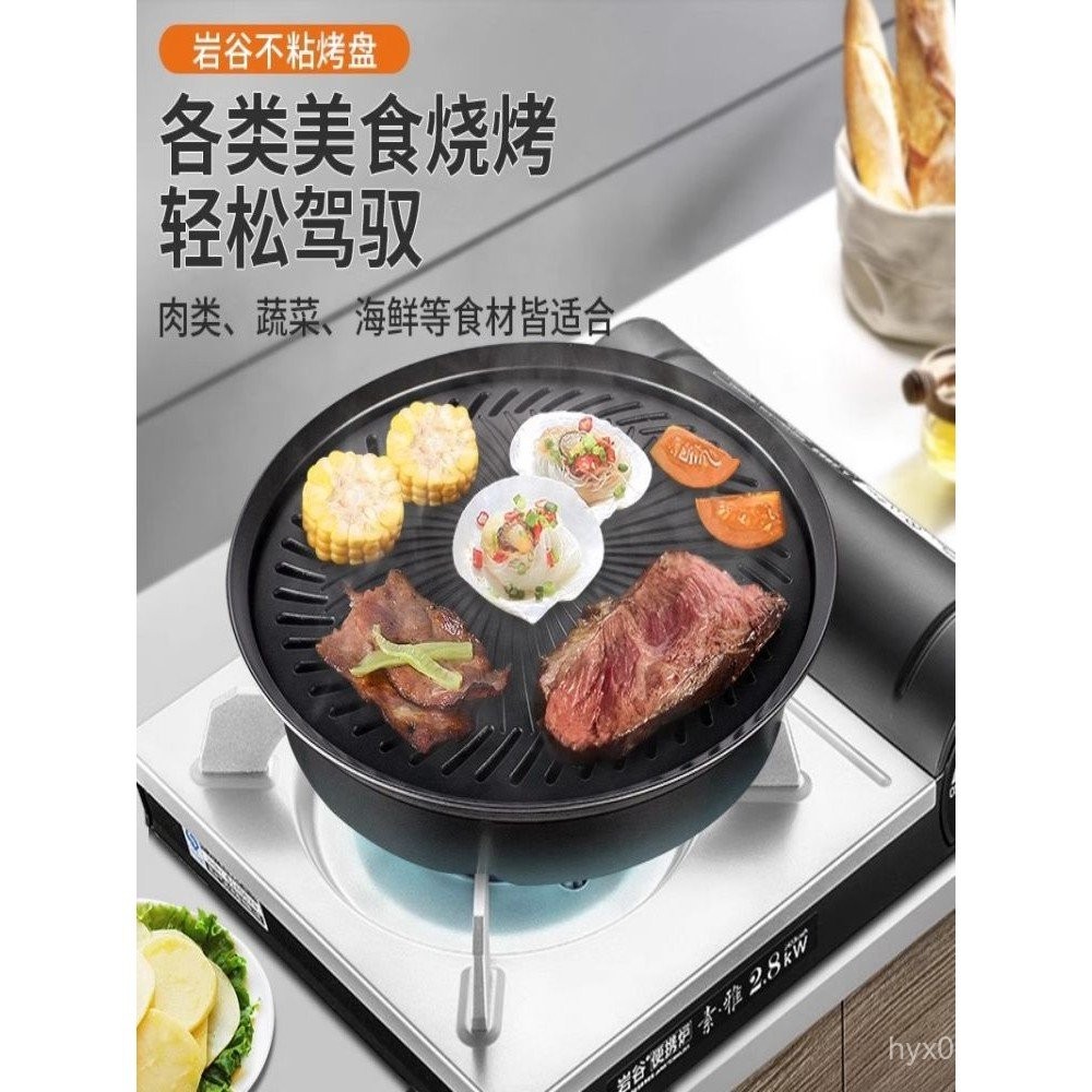 Korean Grill Pan Outdoor Barbecue Pan Barbecue Non-Stick Family ...