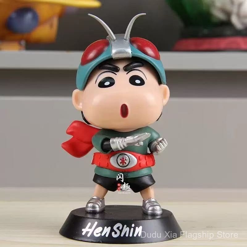 Funny Kamen Rider Crayon Shinnosuke Hand-Made Desktop Decoration ...