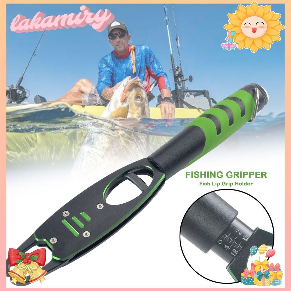 LAKAMIRY Fish Lip Grip Holder, With 15Kg Weight Scale Stainless Steel ...