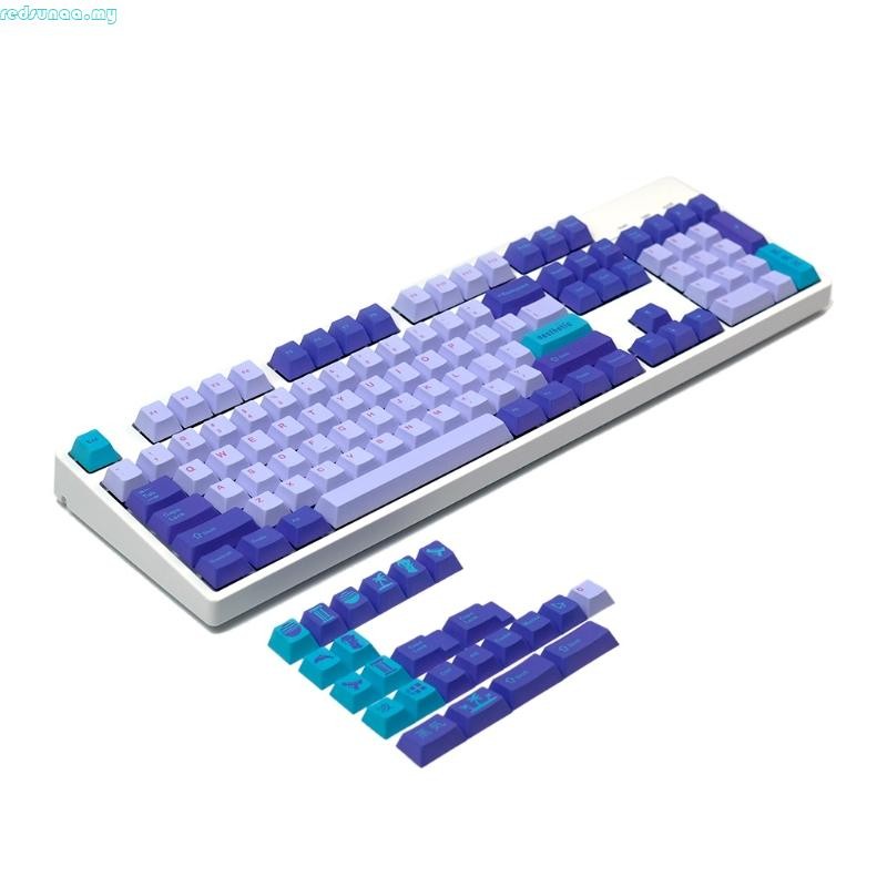 redsunaa Steam Wave Keycaps Cherry Profile 128 Keycaps for Cherry Mx ...
