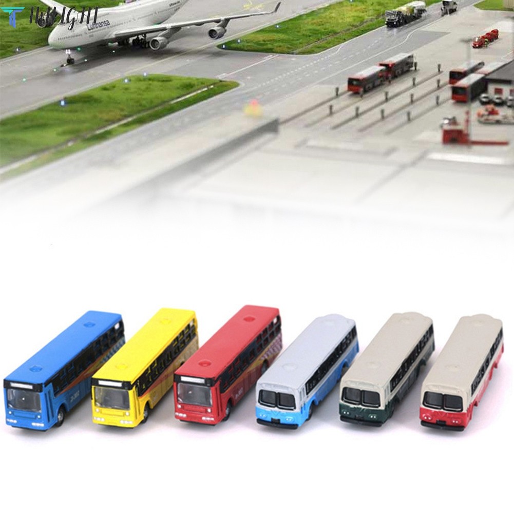 READY STOCK| Model Railway N Scale Bus Model Car Diecast Mini Bus Train ...