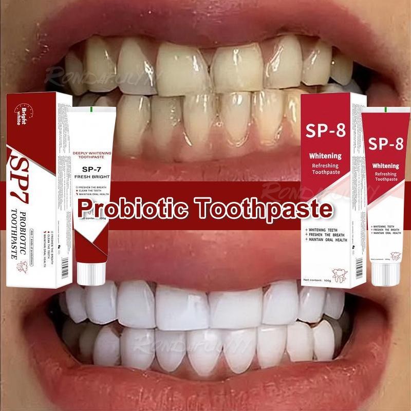 SP-6 Super Probiotic Whitening Toothpaste Fresh Breath Ubat Gigi ...