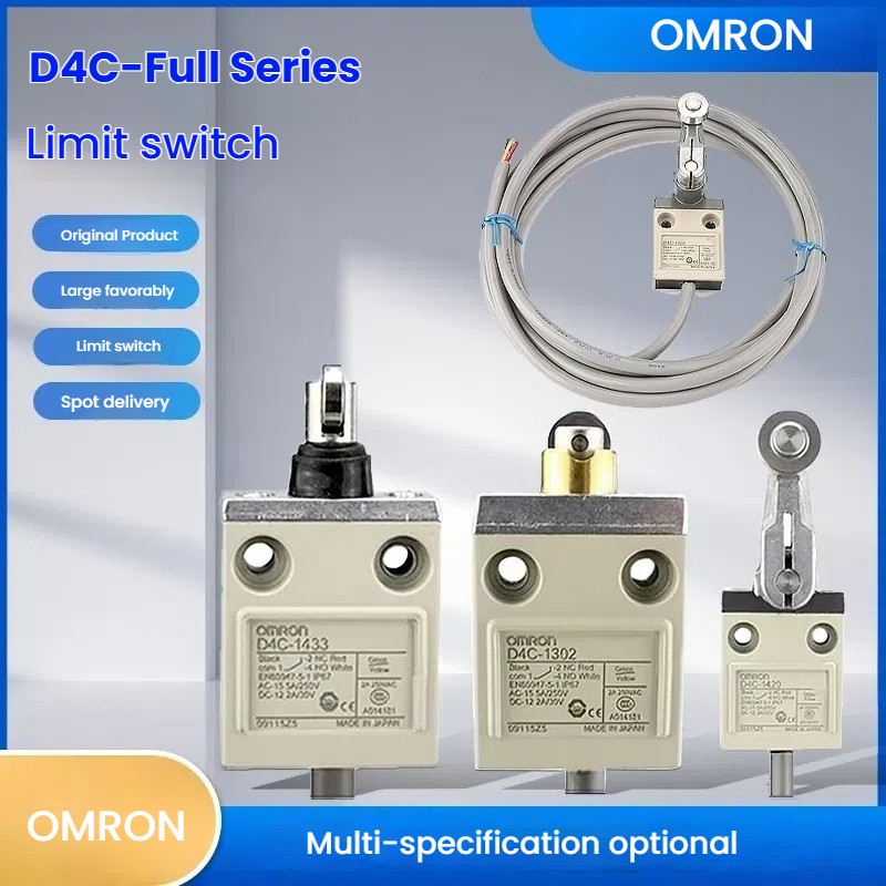 Omron Waterproof travel limit switch D4C-1202-1220-1232-1229P-1227P ...