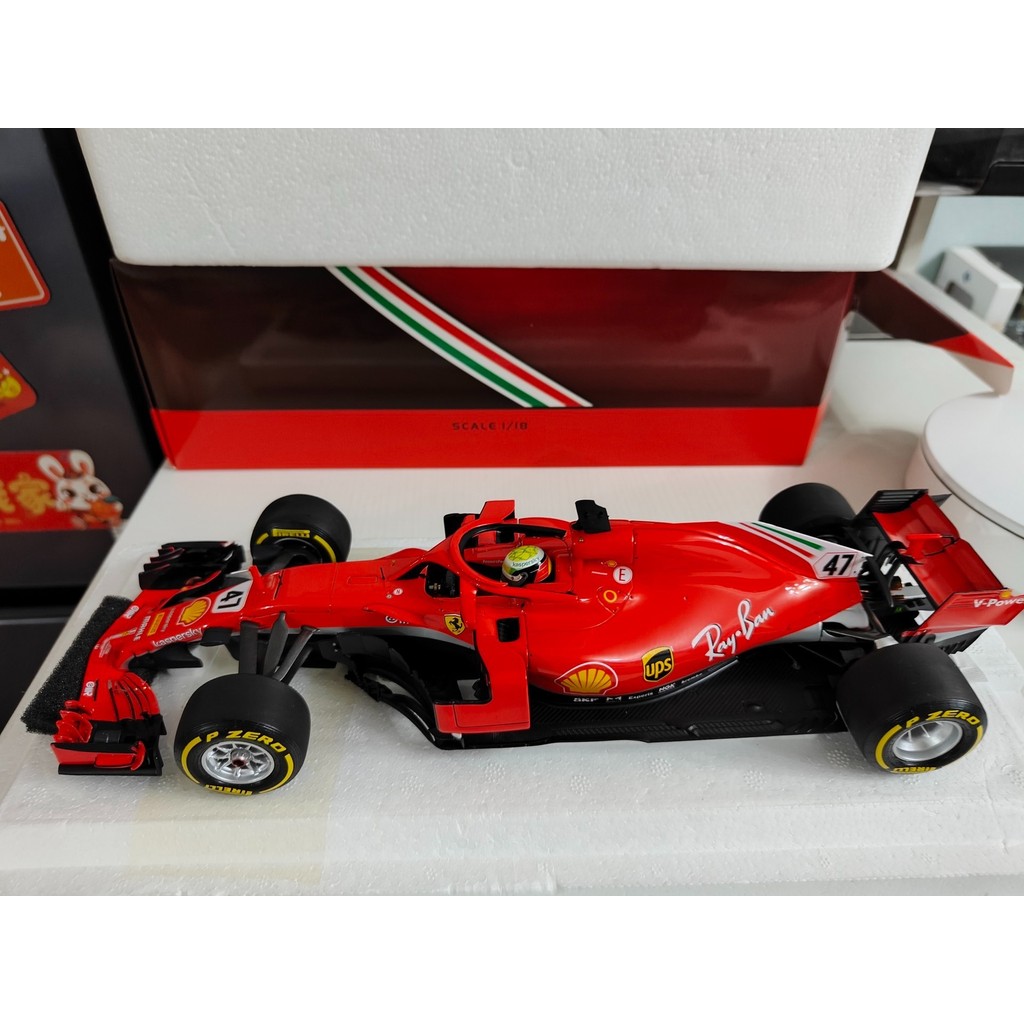 [Ready Stock] Mick Schumahe Ferrari SF-71H Road Test BBR 18 Scale ...