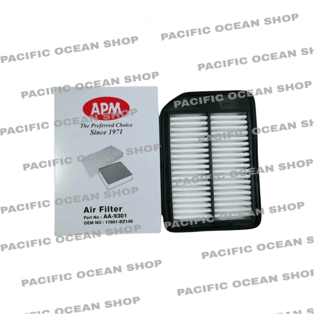 AIR FILTER PERODUA AXIA 2017-2021 BEZZA 1.0 (17801-BZ140) APM & TOYOTA ...