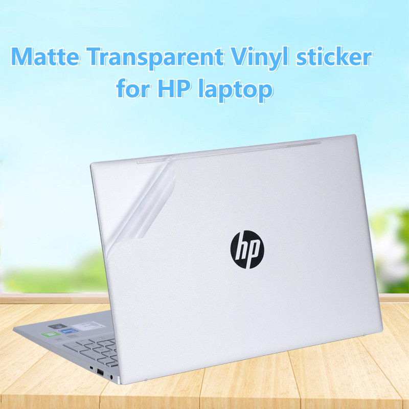 Laptop Skin Sticker Decal Matte Transparent Vinyl Cover for HP Pavilion ...