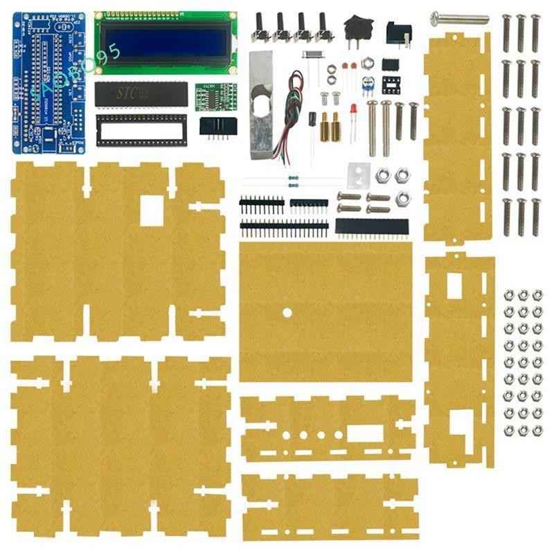 Microcontroller Electronic Scale DIY Kit with Bracket Load Cell Circuit ...