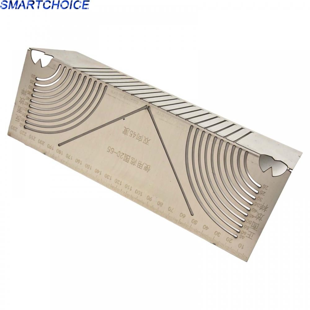 Square Tube Rounded Corner Ruler with Robust Design for Accurate ...