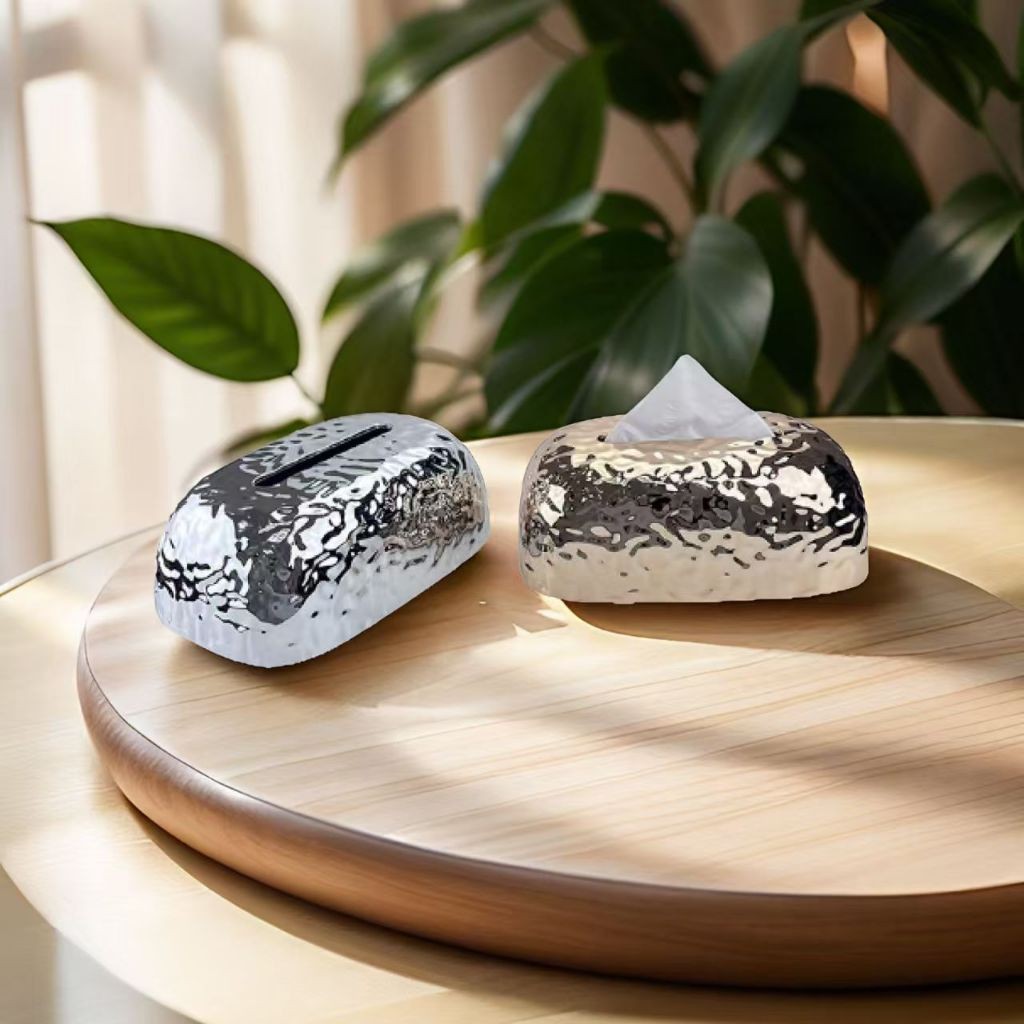 European luxury corrugated tissue box living room dining table coffee ...