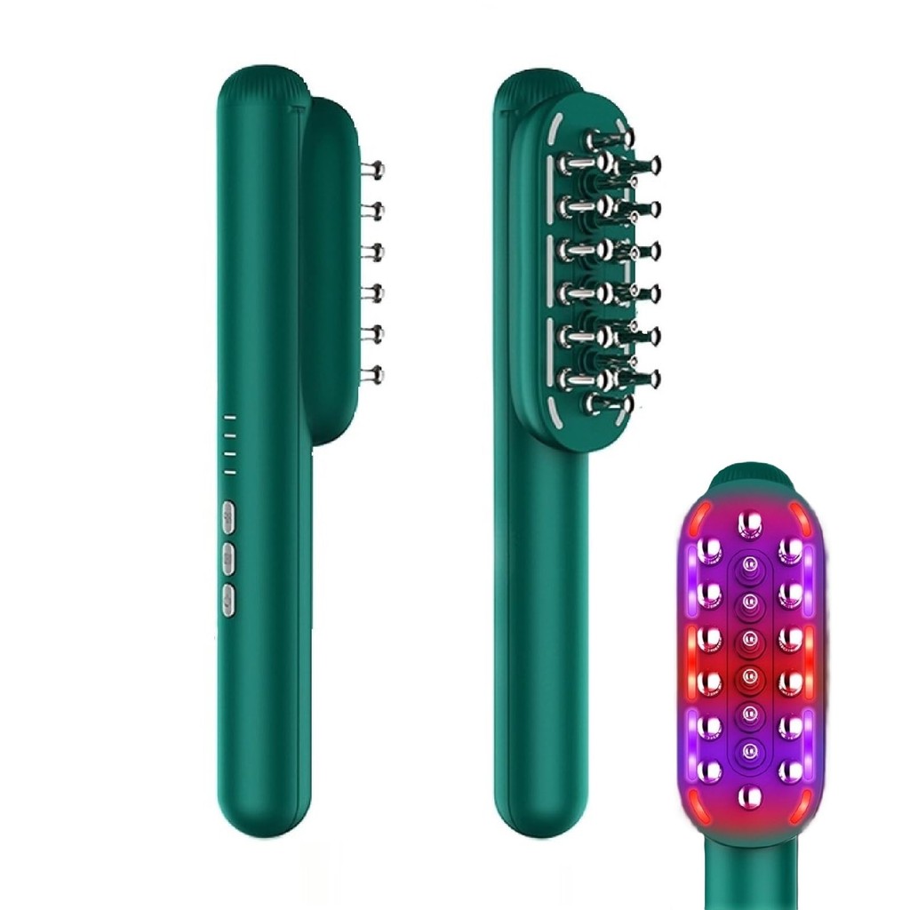 "Electric EMS Scalp and Facial Lift Brush - Rechargeable LED Beauty ...