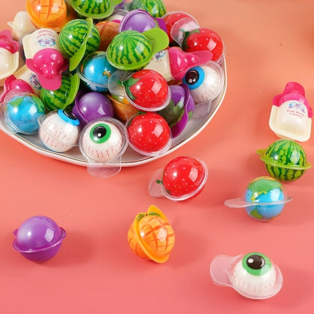 Earth Gummy Gummy Assortment Eyeball Gummy Strawberry Gummy Watermelon ...